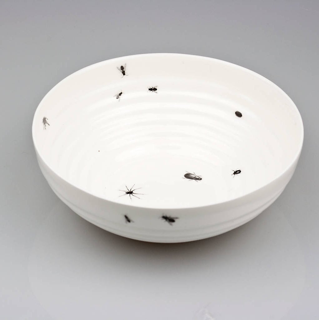 Funny Ceramic Bowl With Bugs: Halloween Decoration - Etsy