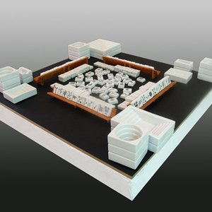 Mahjong Set With Porcelain Dishes Exclusive Collectable Gift - Etsy