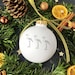 Flamingo Parade Christmas Bauble: Handmade Earthenware Ornament - Etsy