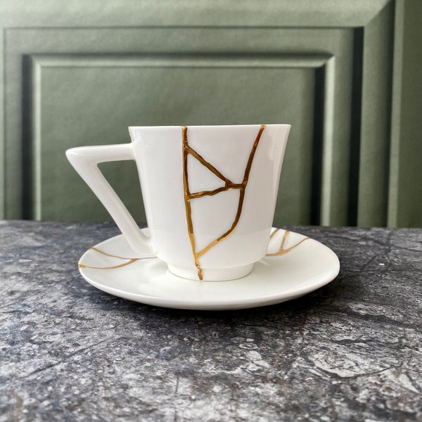 Kintsugi Cup - Etsy