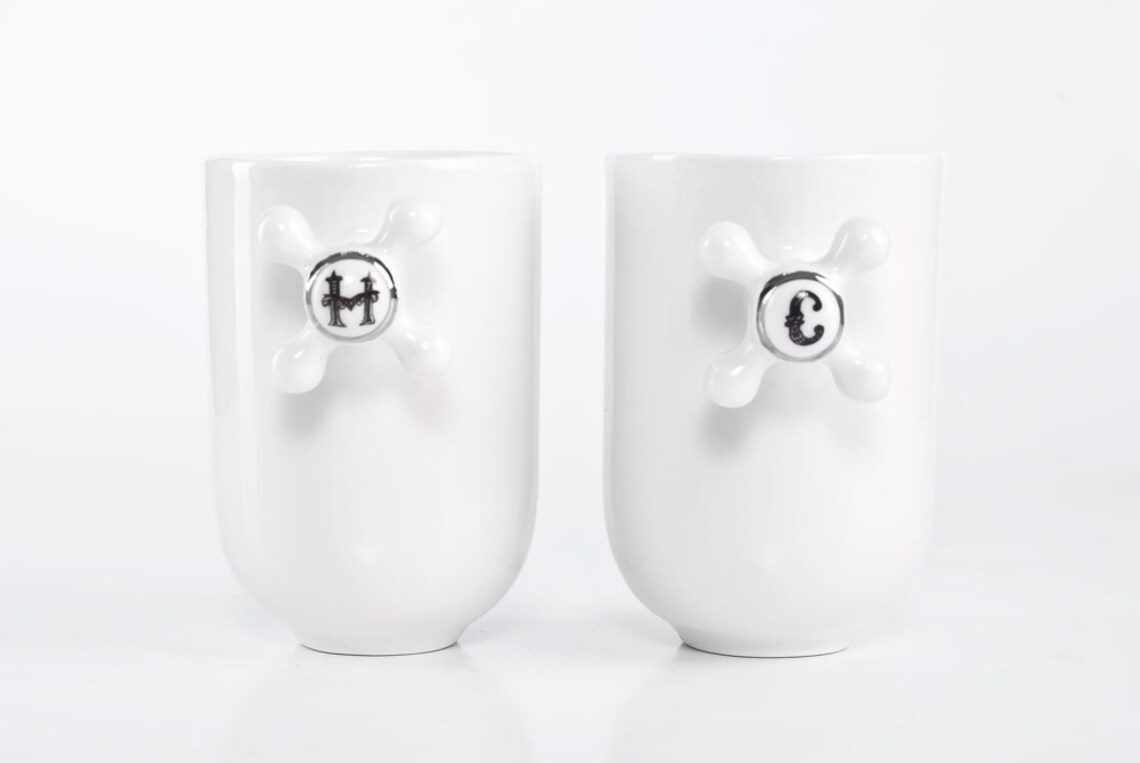 Big Coffee Mug Funny Man Mug with Faucet Handle Quirky | Etsy