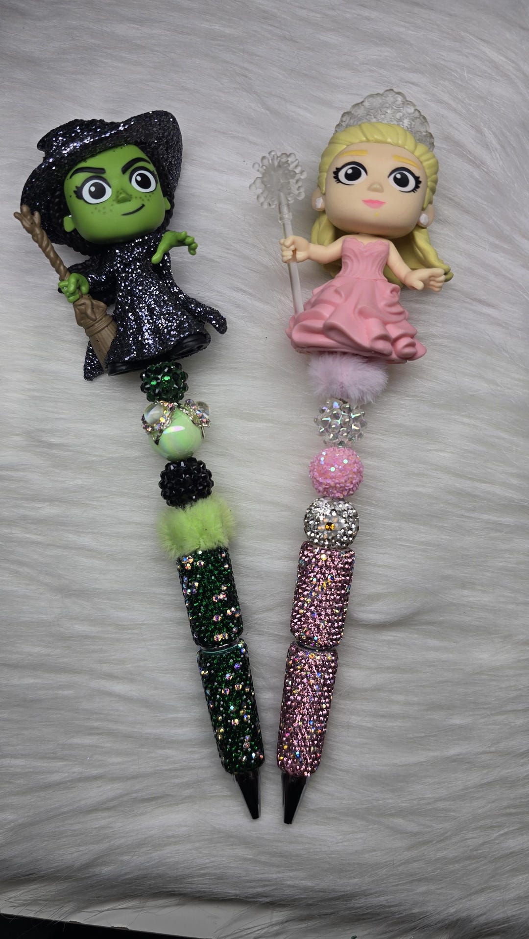 Glinda and Elphaba Wicked Beadable Pens - Etsy