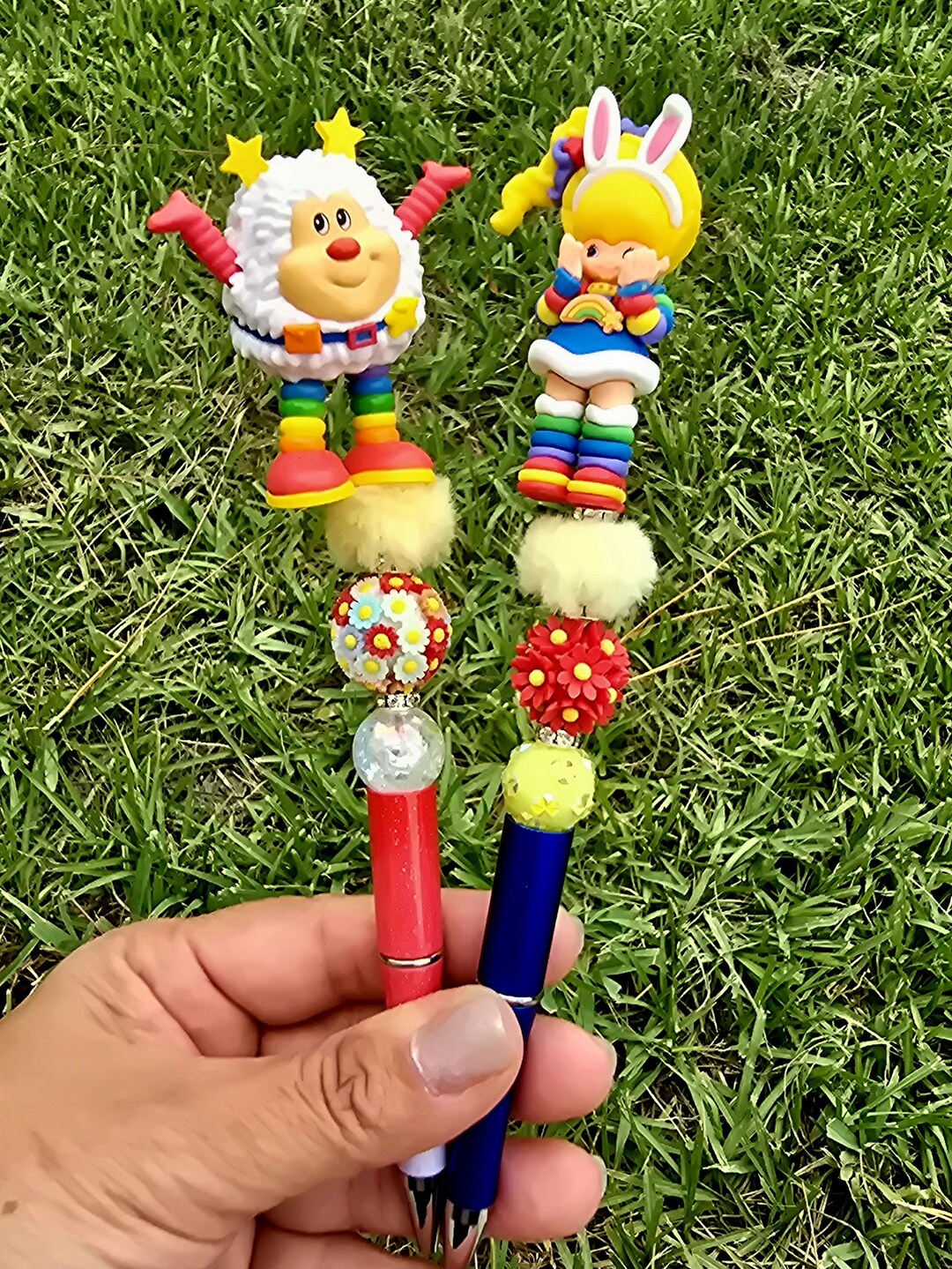 80’s Character Beaded Pens - Etsy