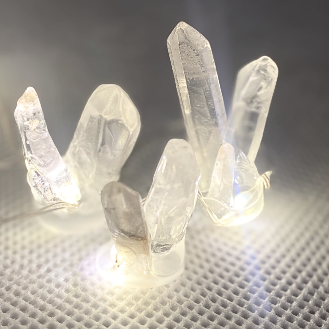 Quartz Crystal Fairy Lights, LED Strand, Twinkle Lights - Etsy