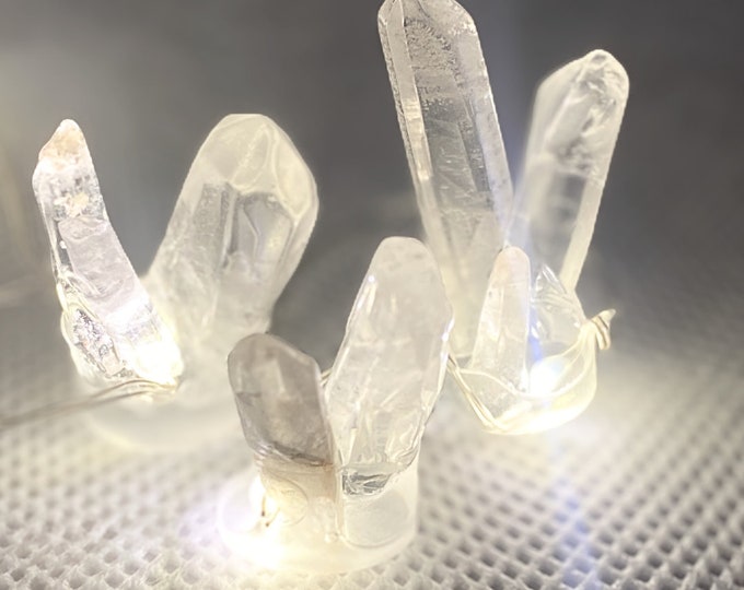 Quartz Crystal Fairy Lights, LED Strand, Twinkle Lights - Etsy