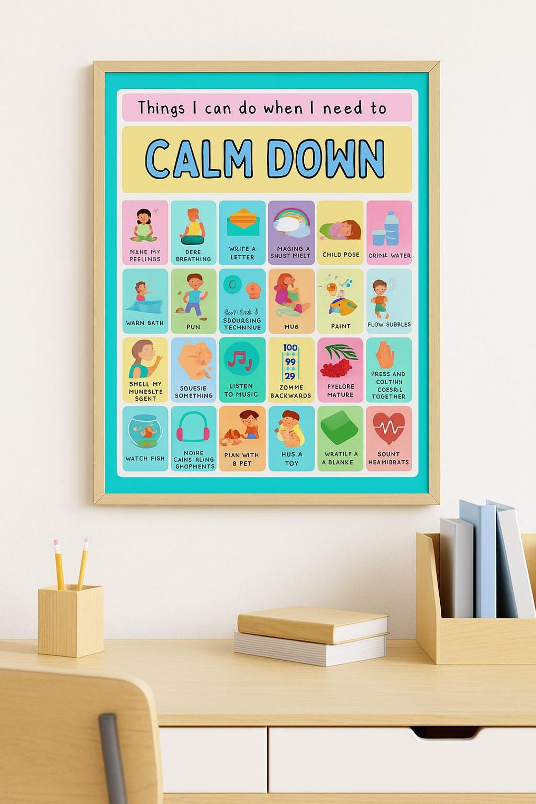 Calm Down Strategies Poster for Kids: Autism & SEN Visual Chart (PDF ...