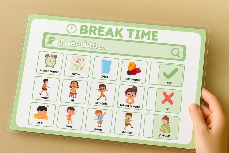 Autism Visual Schedule: Printable Daily Routine Chart (PDF Download) - Etsy
