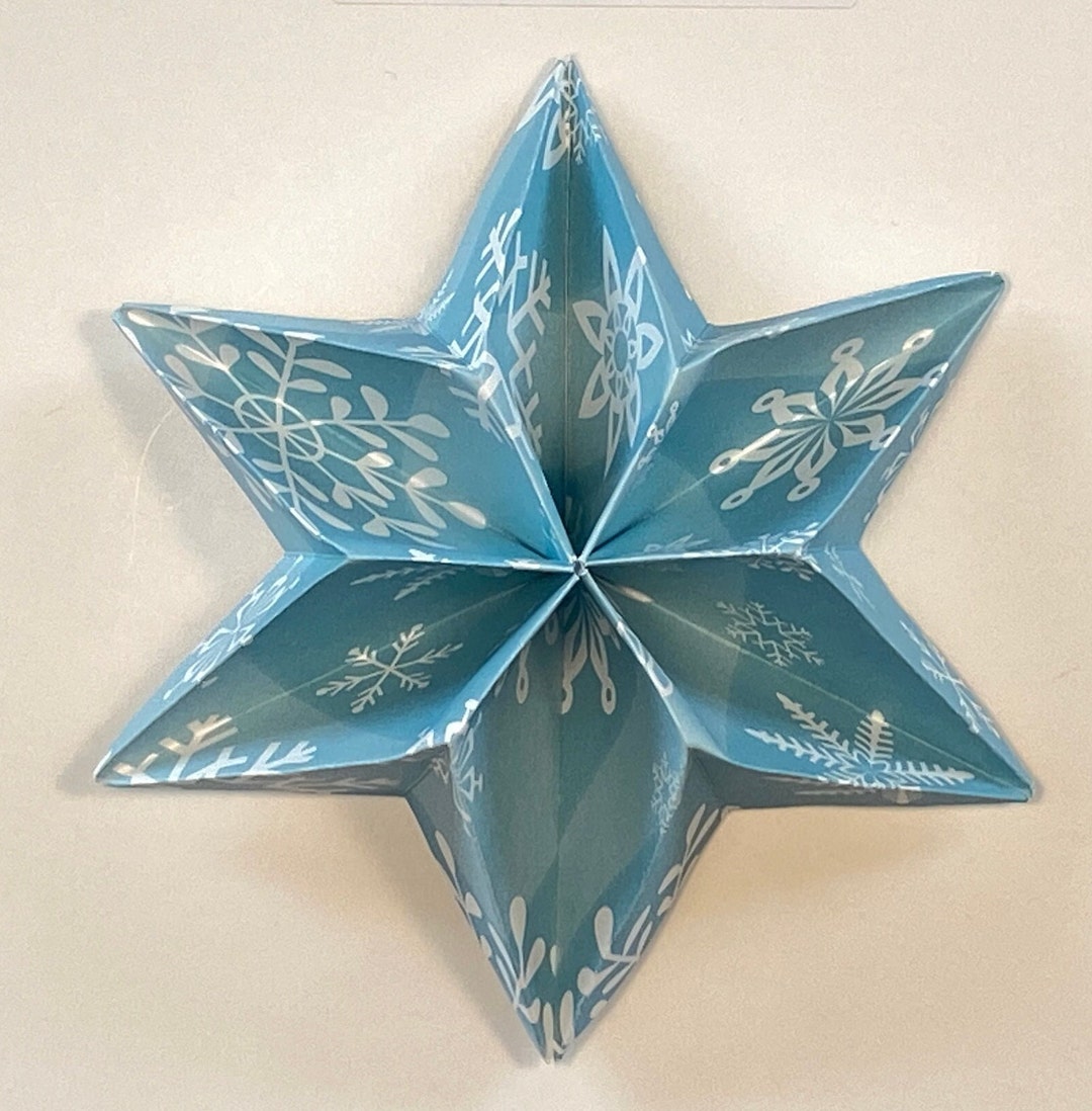 3-D Paper Star Tutorial, Downloadable PDF Instructions, DIY Make Your ...