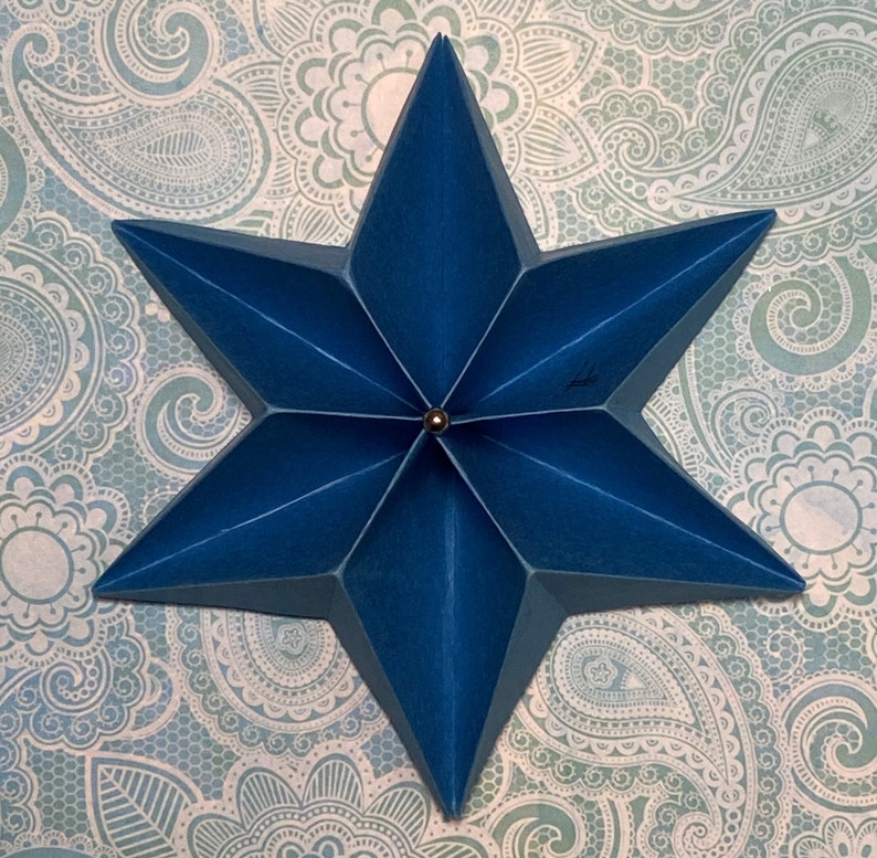 3-D Paper Star Tutorial, Downloadable PDF Instructions, DIY Make Your ...