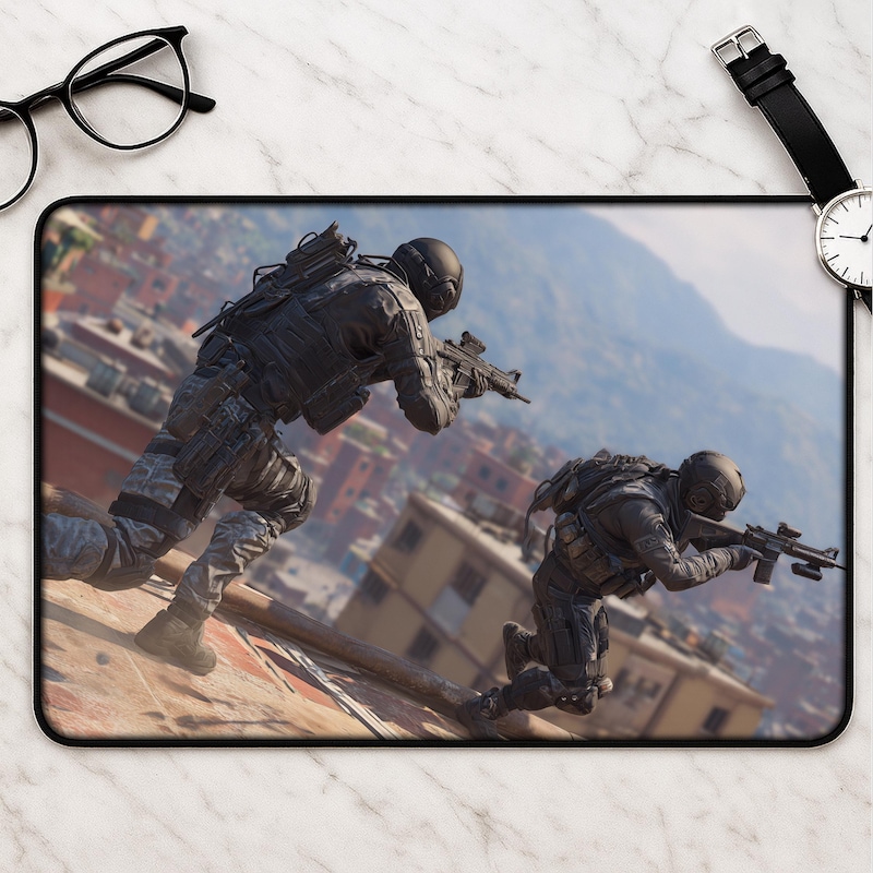 Tactical Soldier Desk Mat - Etsy