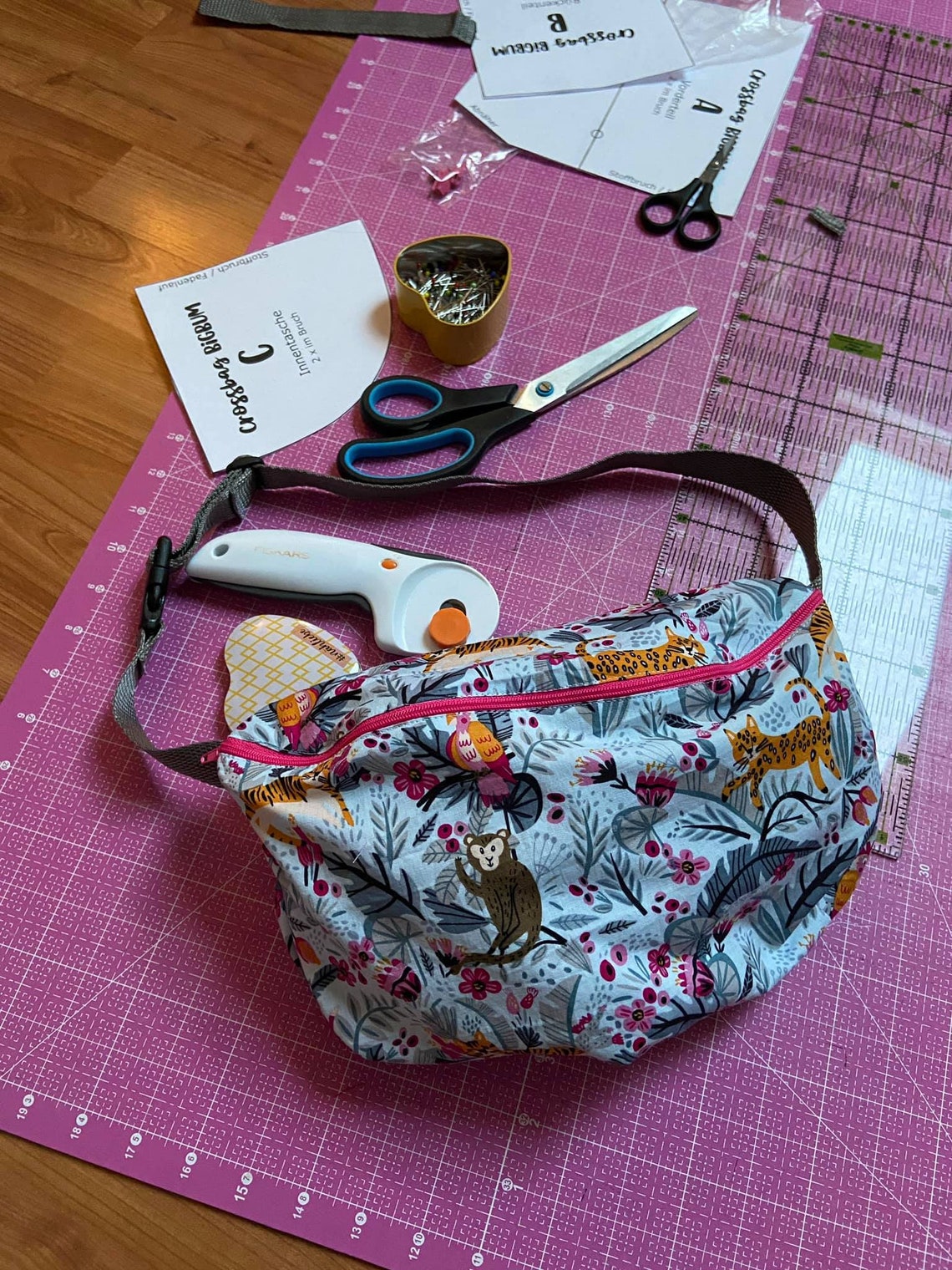 GERMAN Bumbag Tutorial Fanny Pack Pattern DIY - Etsy Denmark