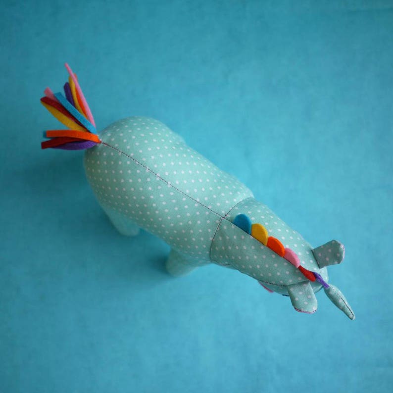 GERMAN Unicorn Soft Toy Tutorial DIY Instructions Sewing - Etsy
