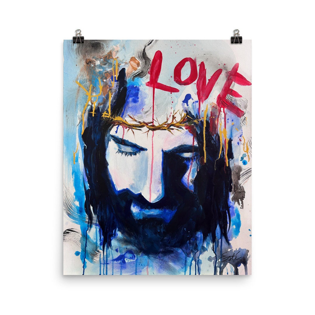 Love of Jesus Worship Art Print - Etsy