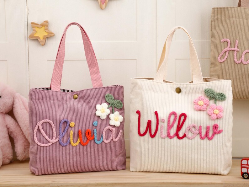 Custom Name Handbag,personalized Tote Bag,children Name Handbags ...