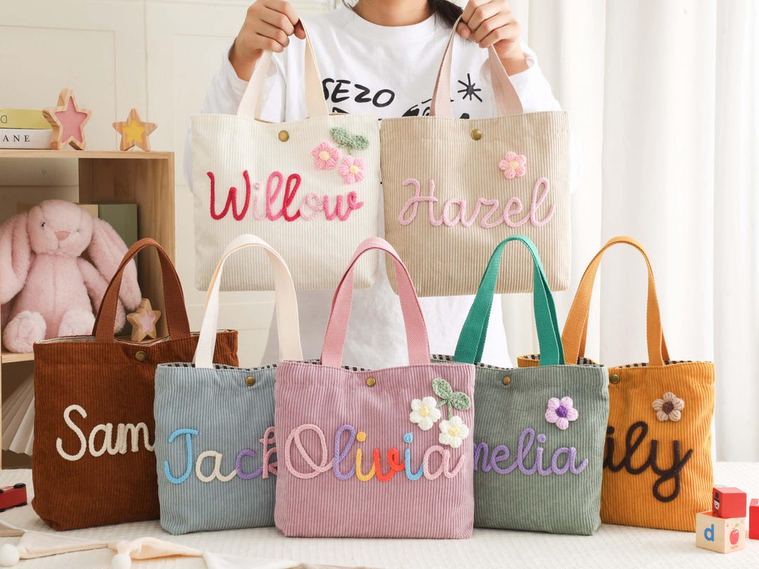Custom Name Handbag,personalized Tote Bag,children Name Handbags ...