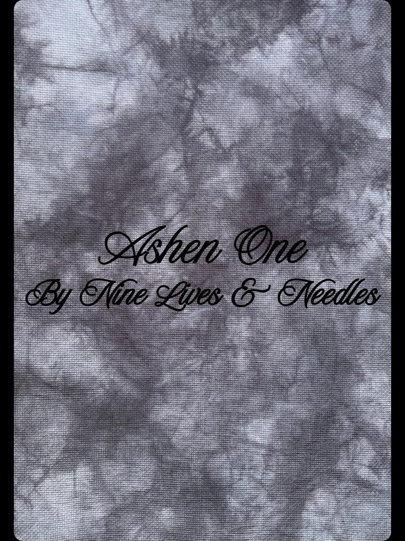 Ashen One (14, 16 & 18 Count) Hand Dyed Aida / Cross Stitch Fabric - Etsy