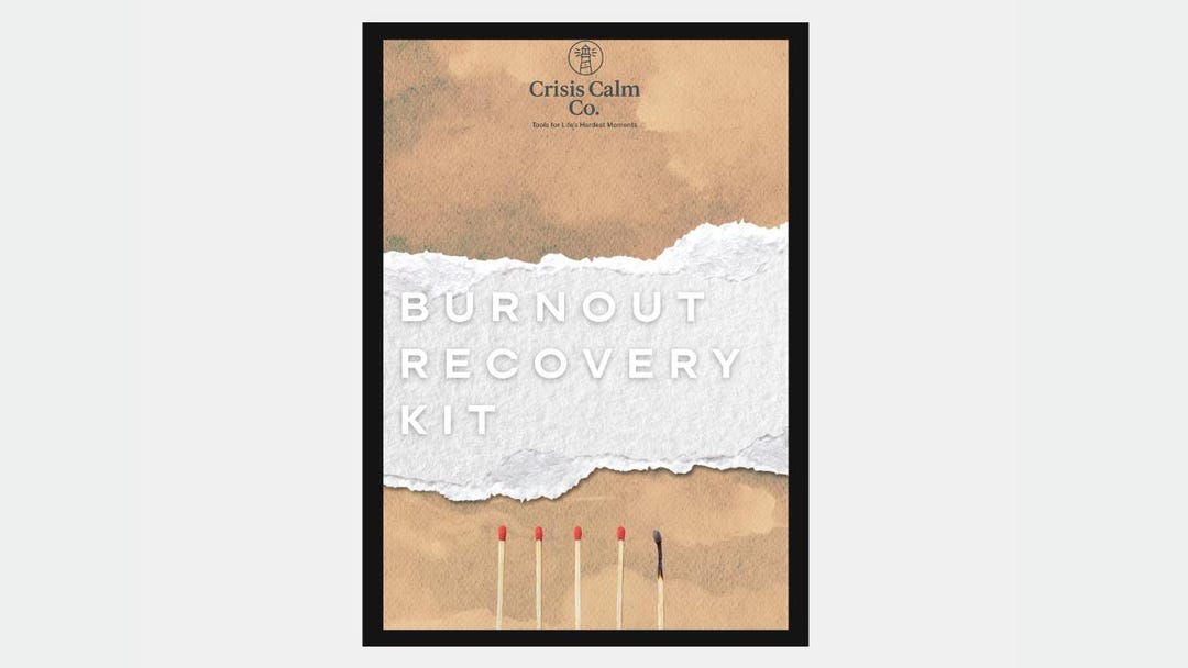 Burnout Recovery Kit | Self-care Mental Health Guide (PDF) - Etsy