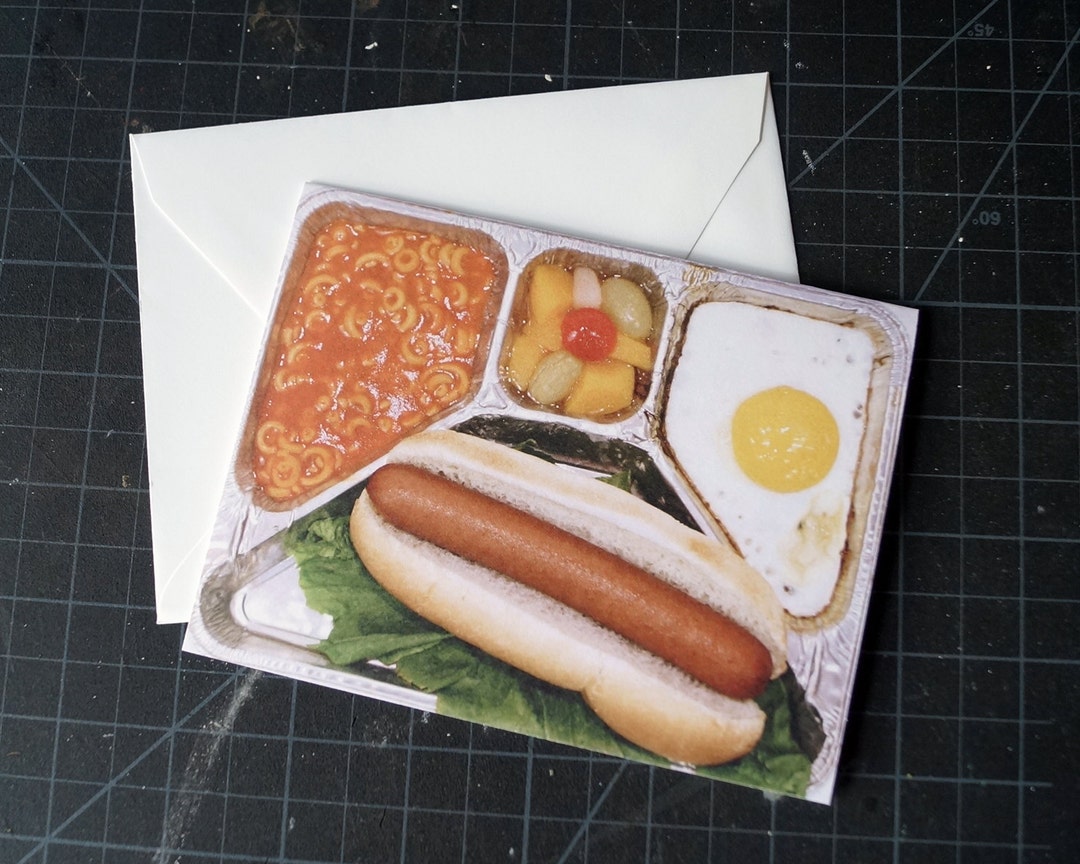 Easy Fancy Noon Meal Greeting Card - Etsy