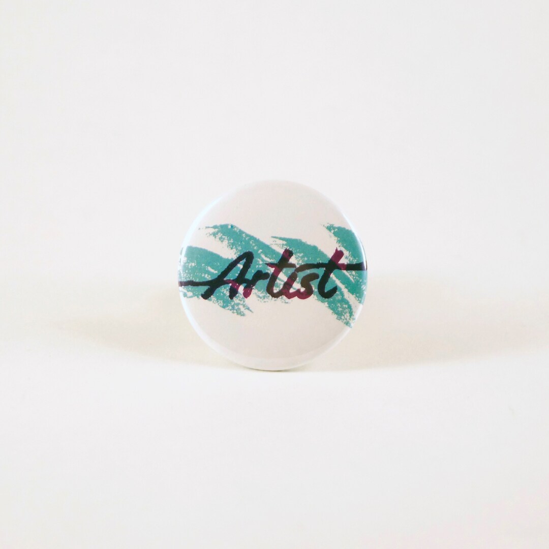 Jazzy Artist Button Jazz Cup Logo Artist Button, Artist Pin, Artist ...