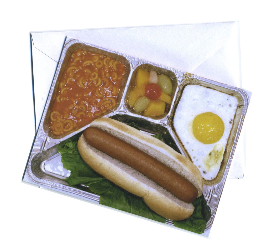 Easy Fancy Noon Meal Greeting Card - Etsy