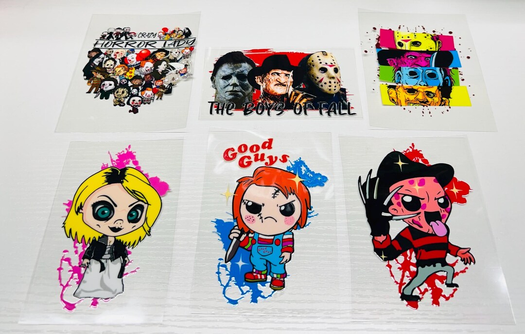 Horror Uv Dtf Decals! - Etsy