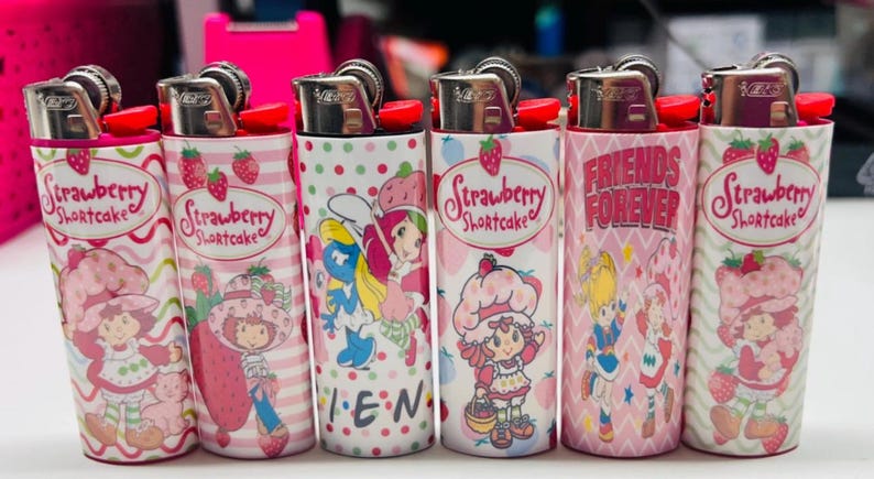 Strawberry Inspired Bic Lighters! - Etsy