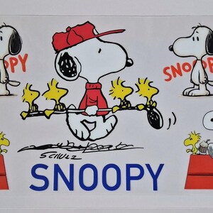 Snoopy 16 Oz Uv Dtf Wraps! - Etsy