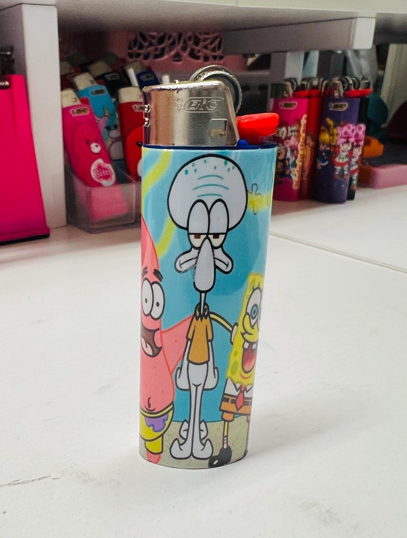 Sponge Bob Inspired Bic Lighters! - Etsy