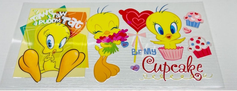 Tweety 16 Oz Uv Dtf Wraps! - Etsy
