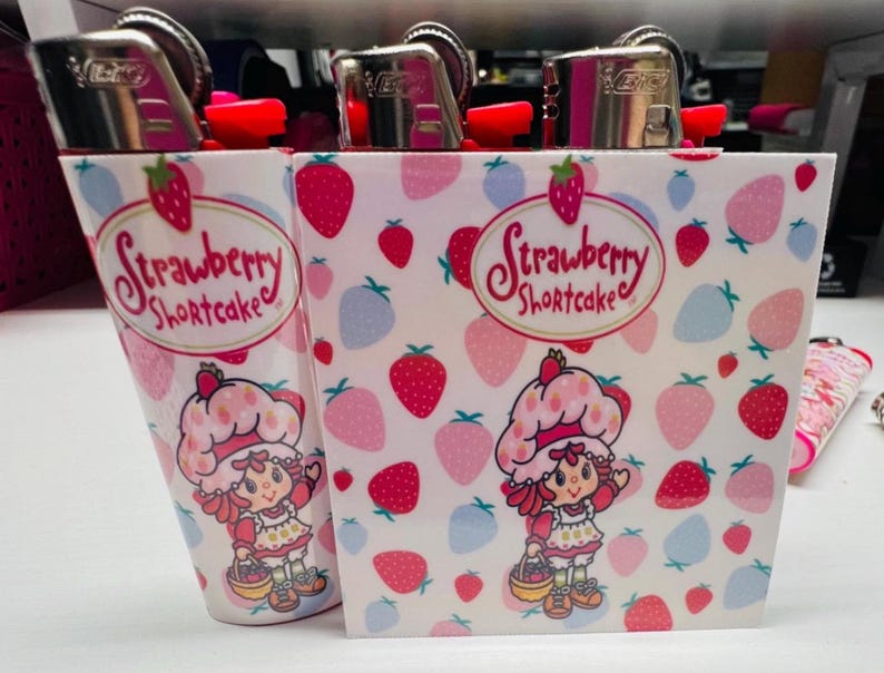 Strawberry Inspired Bic Lighters! - Etsy