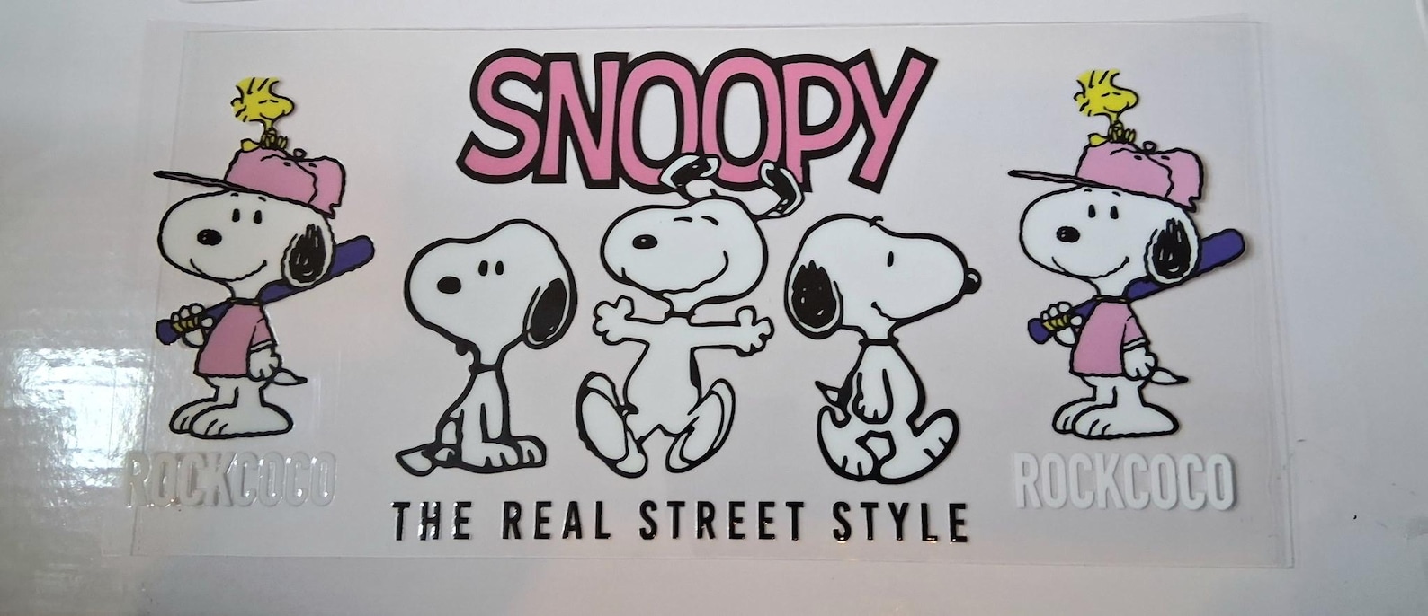 Snoopy 16 Oz Uv Dtf Wraps! - Etsy