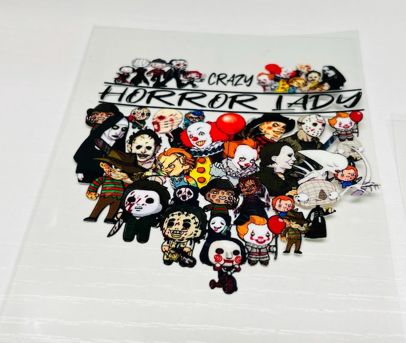 Horror Uv Dtf Decals! - Etsy