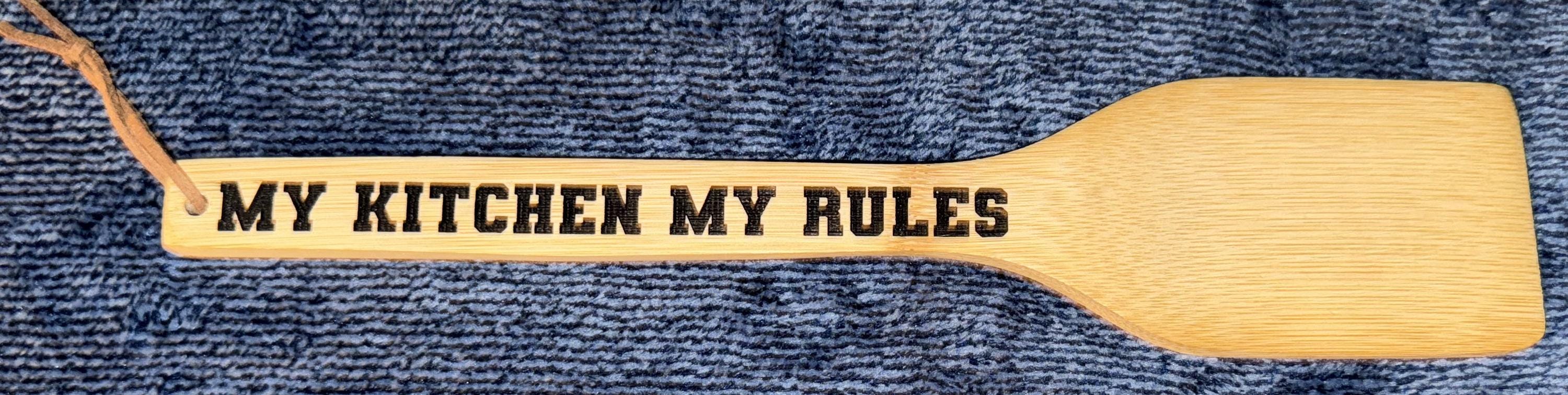 Funny Sarcastic Wooden Spoons Spatulas Kitchen Utensils Engraved ...
