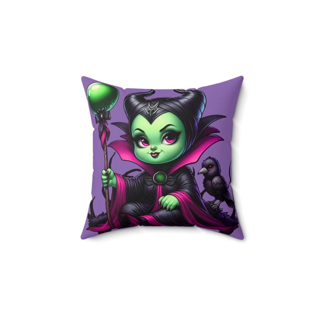 Whimsical Maleficent Pillow: Fantasy Home Decor Accent - Etsy