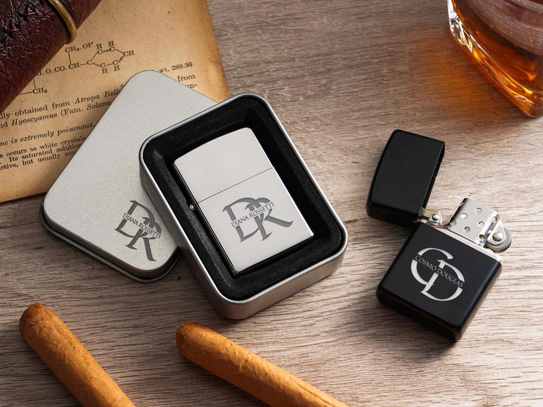 Personalized Groomsman Lighters, Custom Engraved Lighter for Men ...