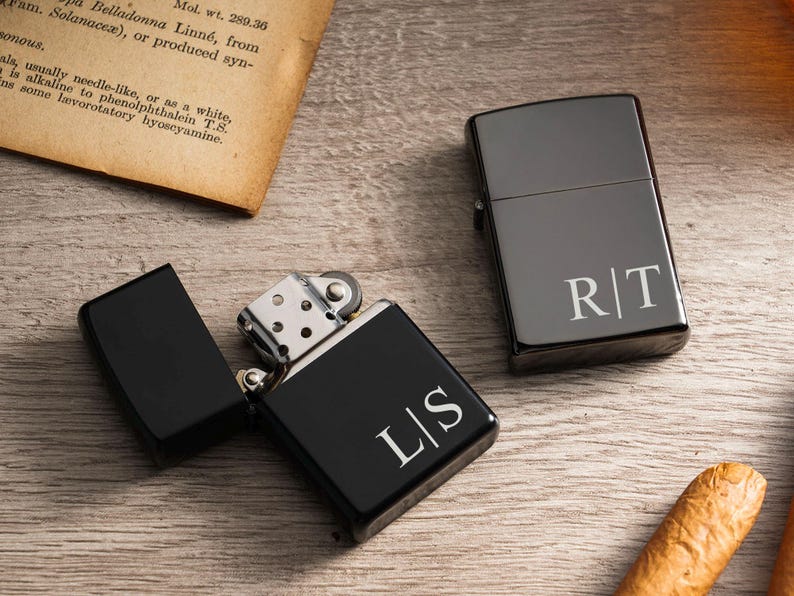 Personalized Groomsman Lighters, Custom Engraved Lighter for Men ...