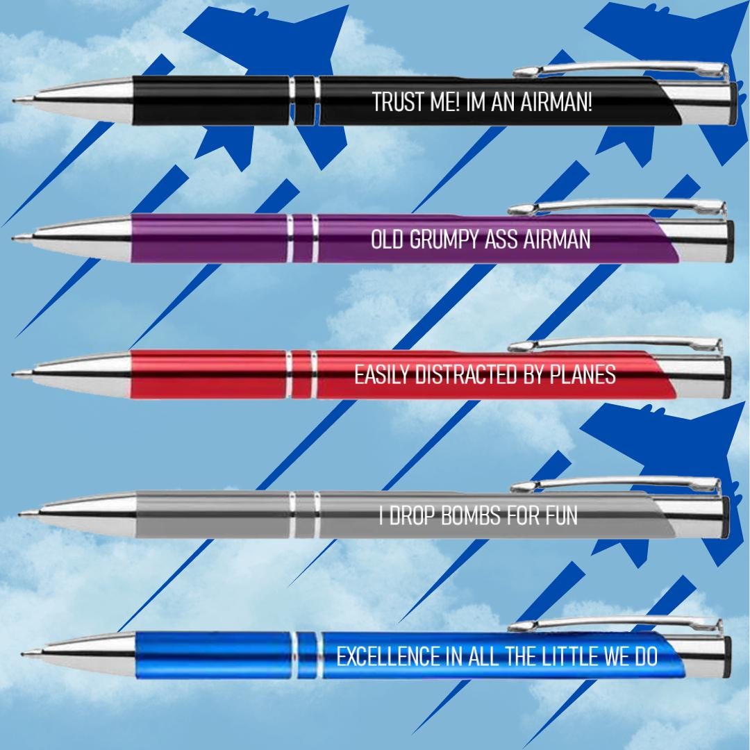 Air Force Pen Pack Funny Sayings - Etsy