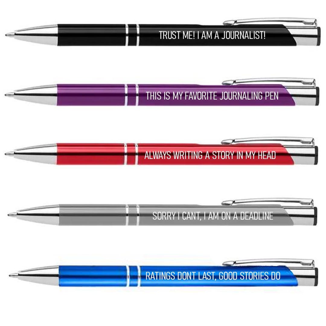 Journalist Pen Pack Funny Sayings - Etsy