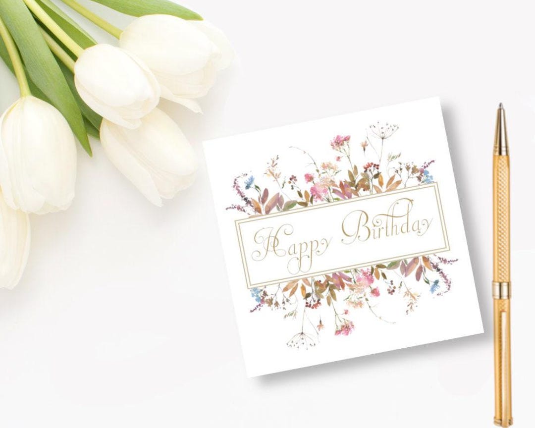 Floral Frame Gift Enclosure Card/small Cards - Etsy