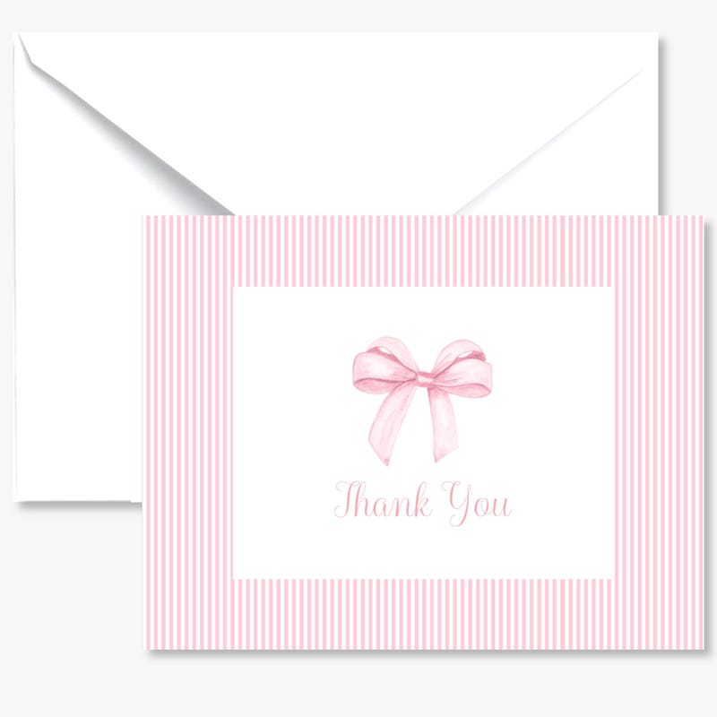 Fancy Thank You Card - Etsy