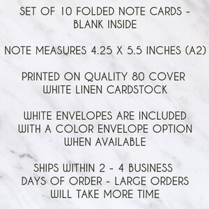 Red Tulip Border Note Cards, Tulip Notes, Set of 10 - Etsy