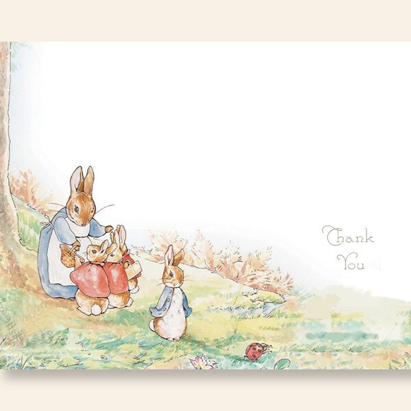 Peter Rabbit Thank You Tags - Etsy