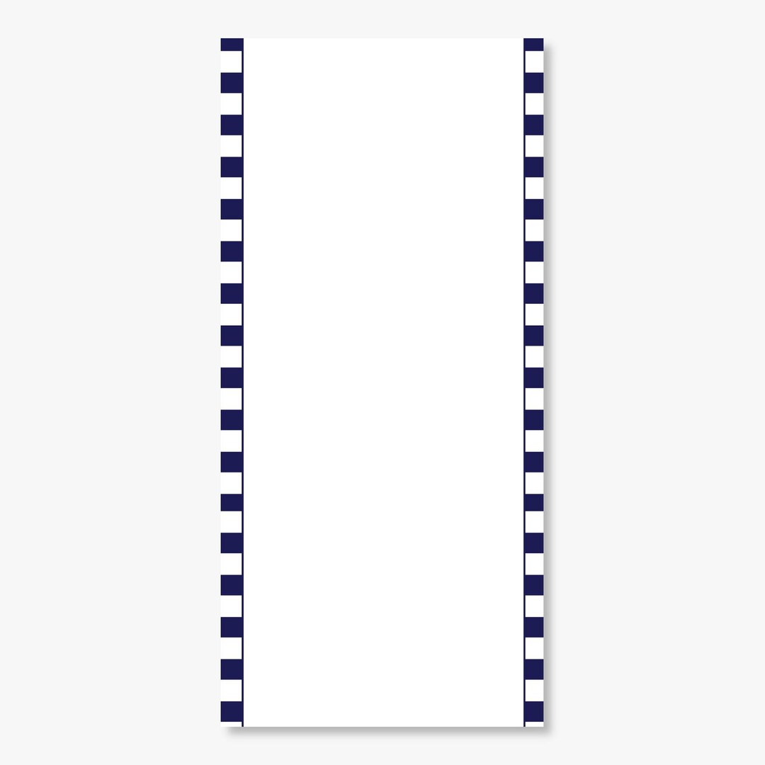 Classic Navy Blue Stripe Long Note Pad/masculine Note Pad - Etsy