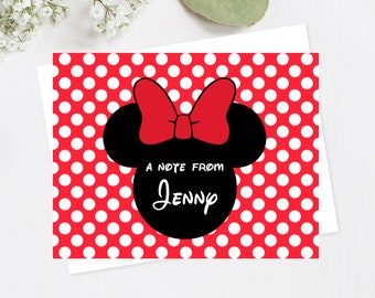 Minnie Mouse Note | Etsy