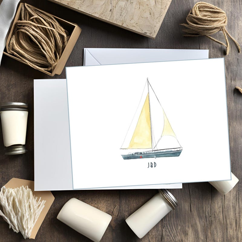 Nautical Note Cards - Etsy