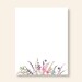 Spring Wildflower Floral Border Note Pad//50 Sheets/stocking Stuffer - Etsy