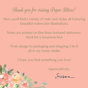 Blue Hydrangea Swag Personalized or Plain Flat Note Cards/set of 10 ...