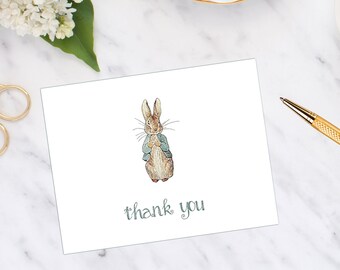 Rabbit Note Cards - Etsy