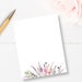 Spring Wildflower Floral Border Note Pad//50 Sheets/stocking Stuffer - Etsy