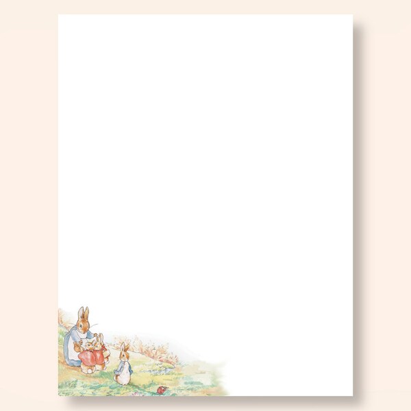 Peter Rabbit Note Pad - Etsy